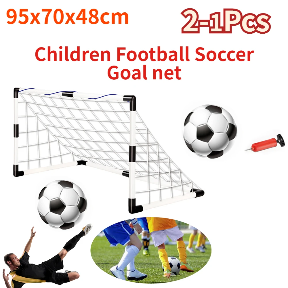 Indoor-Outdoor-Mini-Children-Football-Soccer-Goal-with-Ball-Pump ...