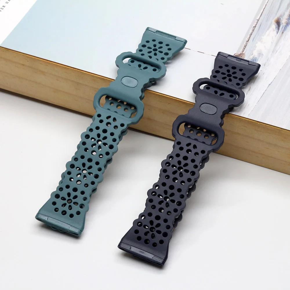 2pc-Watch-Bands-for-Fitbit-Sense-Versa-3-Lace-TPU-Sport-Strap ...
