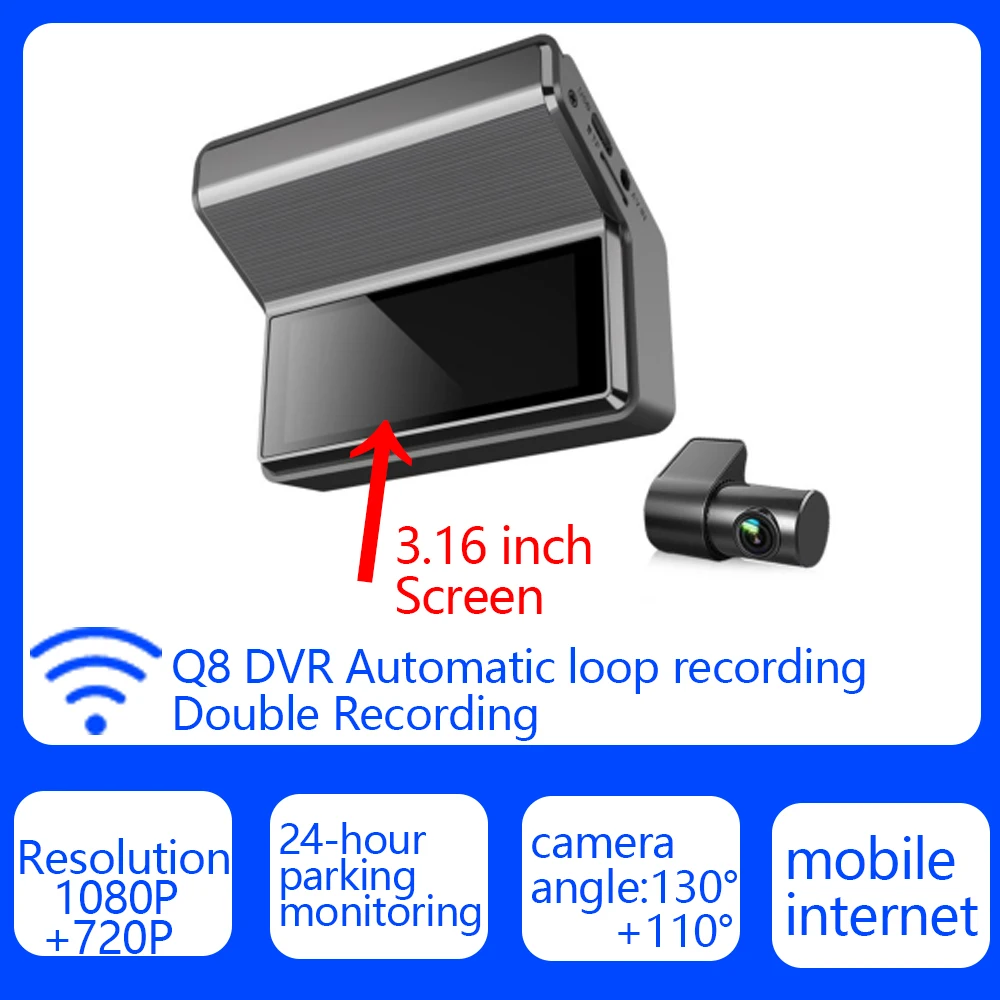 Q8-Drive-Recorder-24-hour-Parking-Monitor-Front-And-Rear-Camera-Record ...