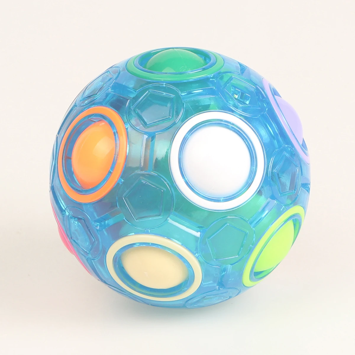 Fingertip Rainbow Ball Fun Stress Relief Brain Boosting Puzzle Magic ...