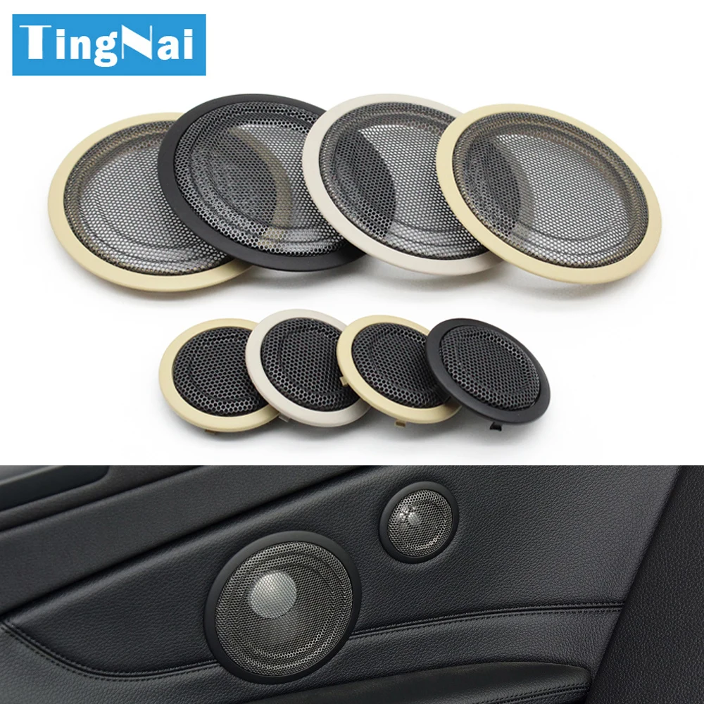 Car-Front-Rear-Door-Tweeter-Speaker-Cover-Mid-High-Audio-Horns-Panel ...