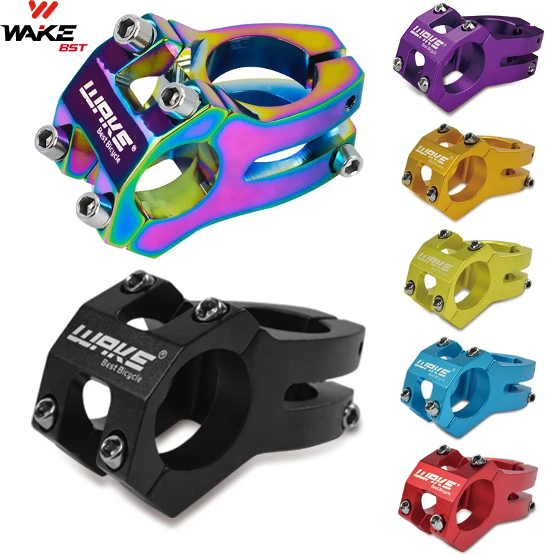 Wake MTB Mountain Bike Short Stem Aluminium Alloy 45mm for Road Bicycle ...