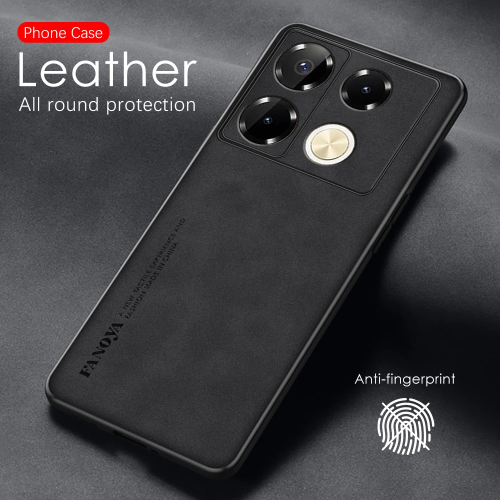 Note40Pro-4G-Case-Matte-Lambskin-Leather-Back-Cover-For-Infinix-Note40 ...