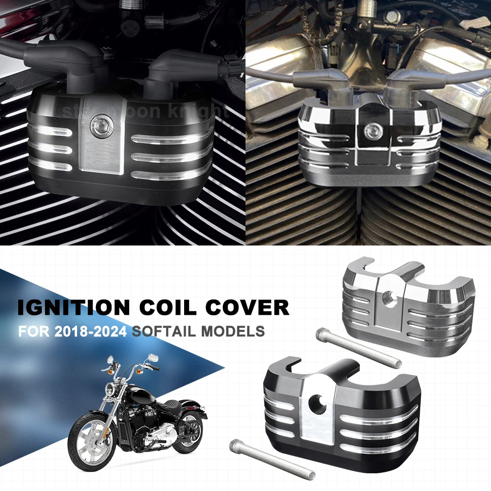 Motocycle Ignition Coil Cover For Softail 2018- Breakout FXBR Fat Bob ...
