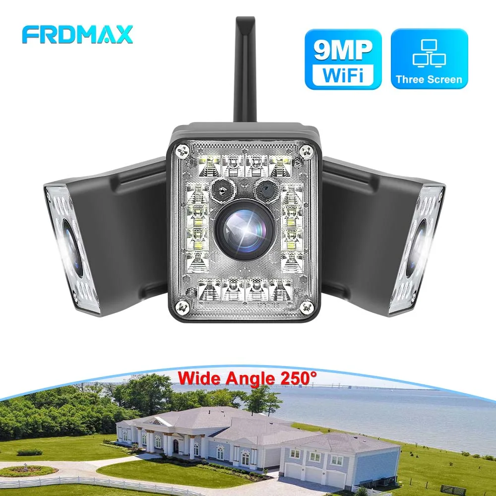 9MP-WiFi-IP-Camera-Outdoor-Three-Lens-8X-Zoom-250-Wide-Angle ...