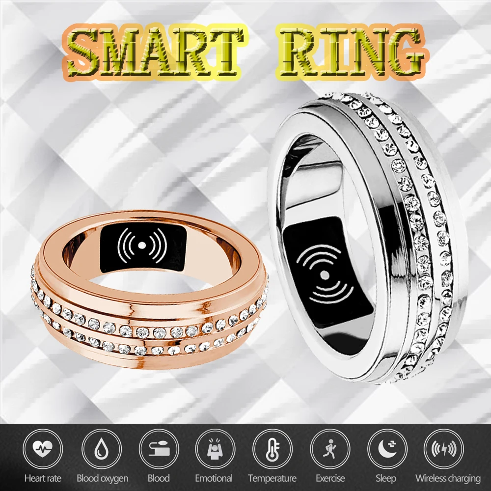 New-Design-Smart-Ring-Women-Men-Lover-Waterproof-Blood-Oxygen-FItness ...