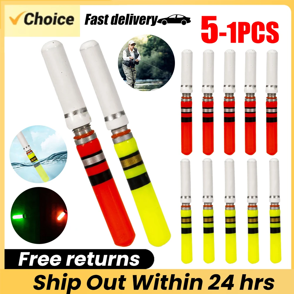 5-1PCS-Fishing-Light-Stick-Rod-Luminous-Electric-LED-Night-Fishing ...