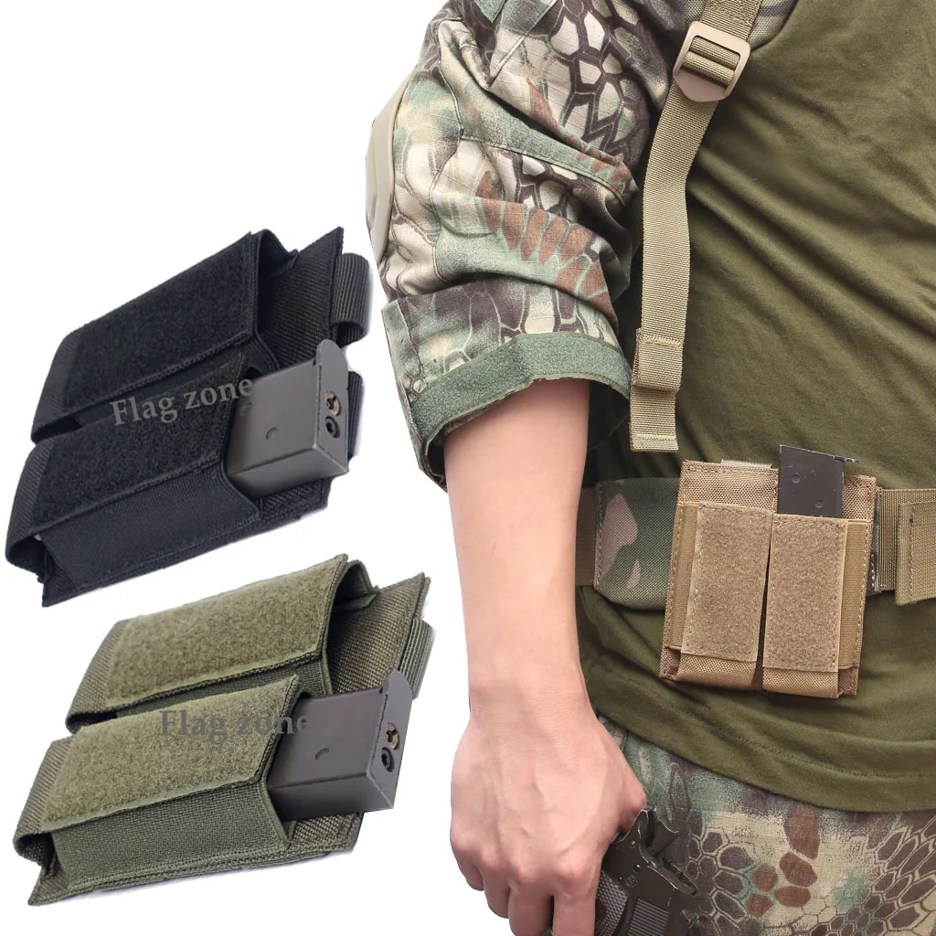 Tactical-Double-Pistol-Gun-Magazine-Pouch-Molle-Handgun-Mag-Pouch ...
