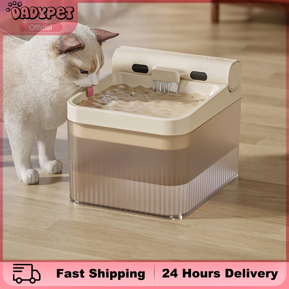 Wireless-Cat-Water-Fountain-Battery-Operated-4L-For-Pets-Dog-Cat-Water ...