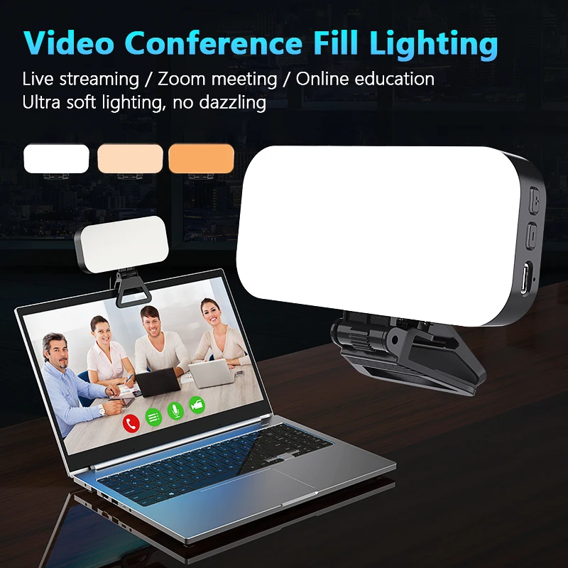 Diammable Selfie LED Fill light For Mobile Phone Laptop Webcam Zoom ...