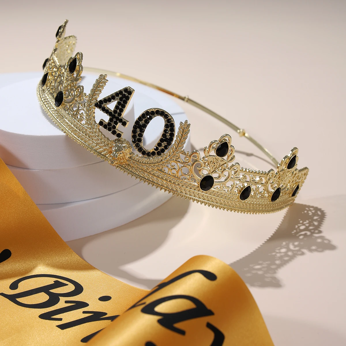 Itacazzo-A-classic-birthday-themed-digital-crown-paired-with-ribbons ...