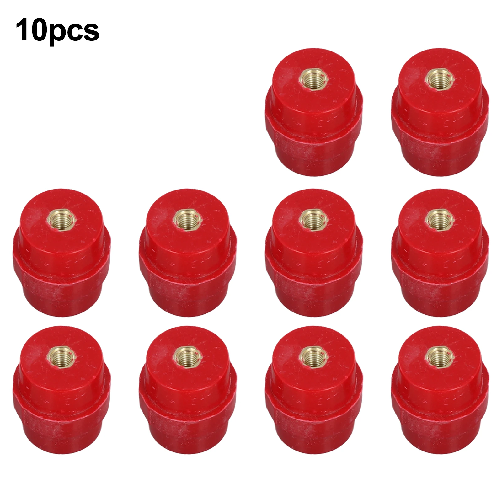 10PCS Busbar Insulators Pure Coppers M6 SM-30 High Strength Polyester ...