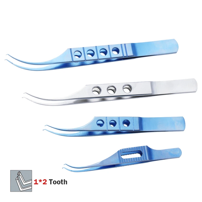 1pcs Ophthalmic Colibri Beaked Toothed Forceps Fine Pierse Tips ...
