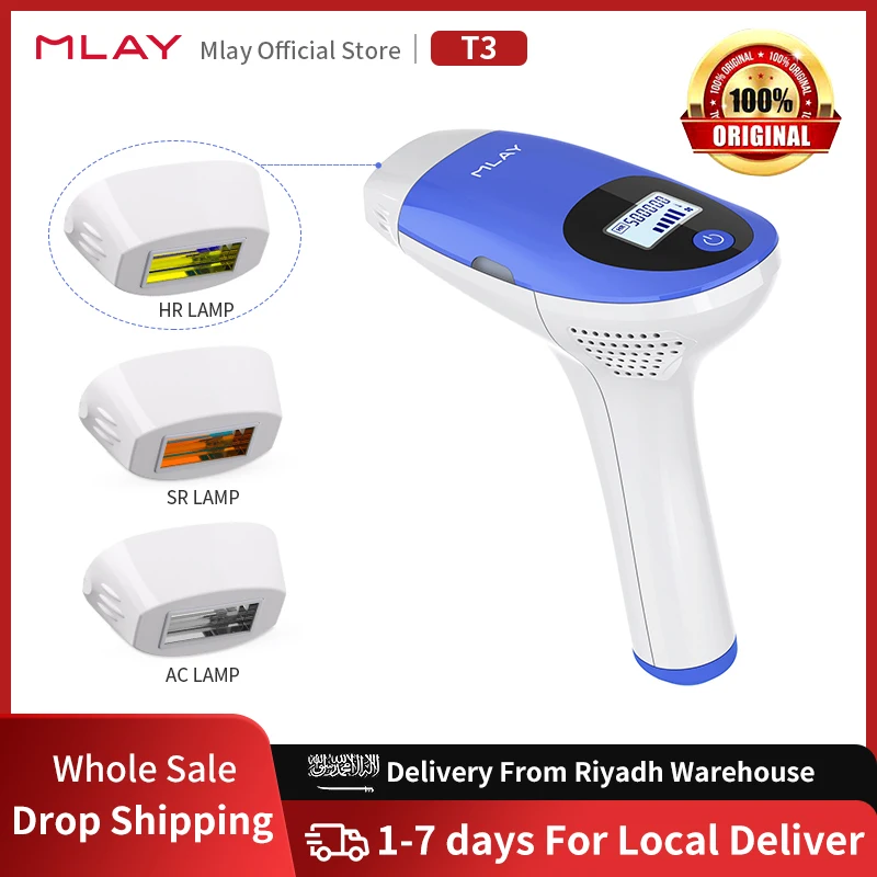 Mlay-T3-Laser-Hair-Removal-Device-IPL-Laser-Epilator-with-500000-Shots ...