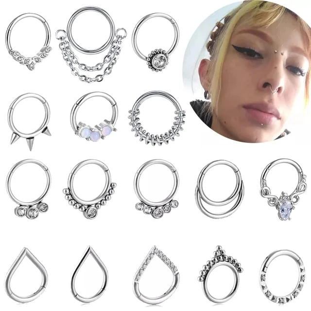 Nose Piercing Jewelry Types