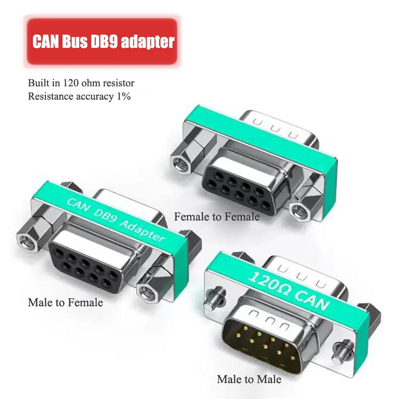 9Pin-CAN-Bus-Conversion-Head-Connector-DB9-Serial-Port-Male-to-Female ...