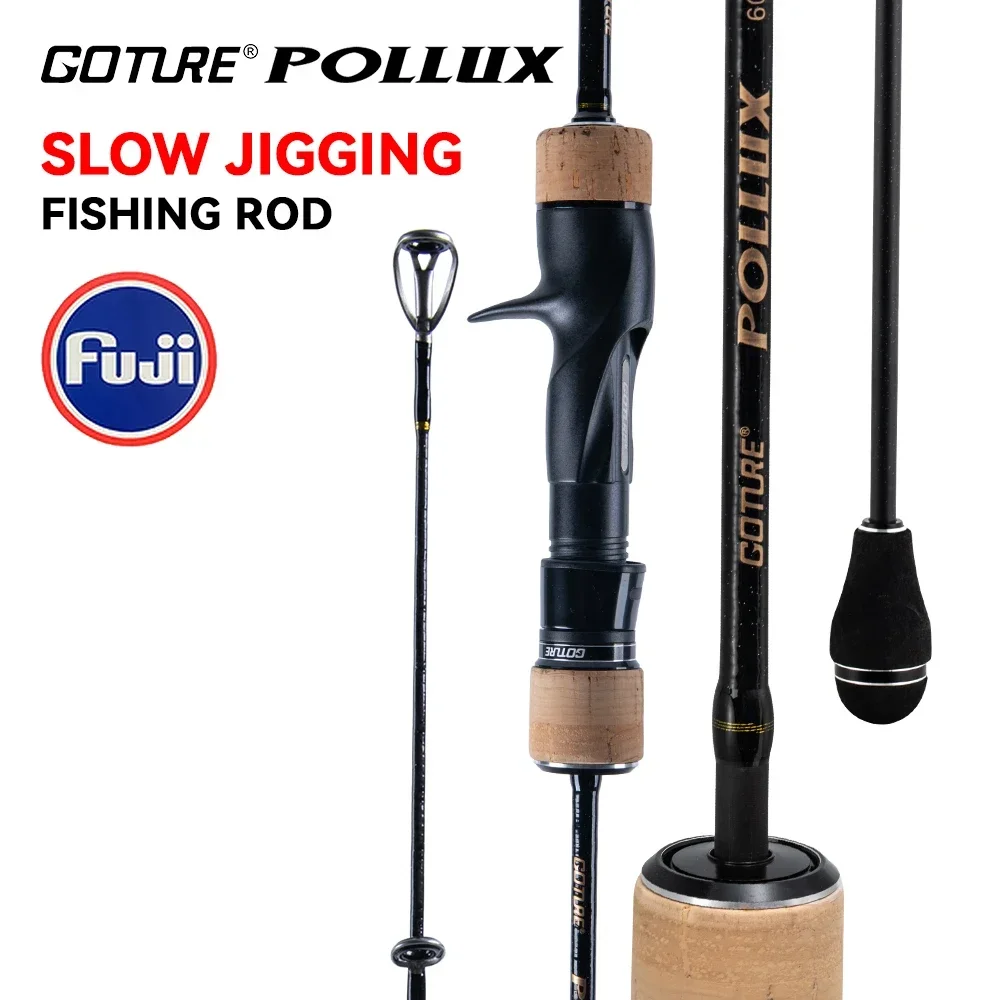 Goture-Pollux-Slow-Jigging-Rod-2-Sections-Fuji-Guide-Ring-1-83M-Super ...