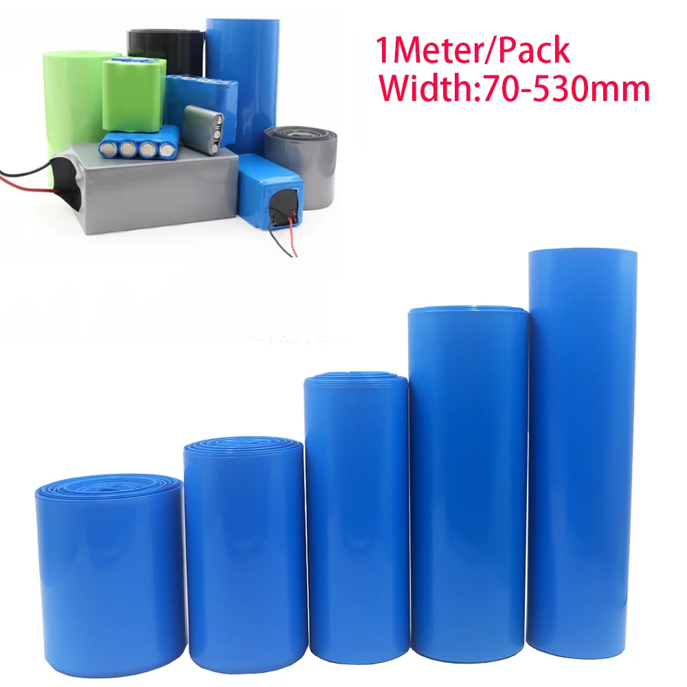 1Meter-PVC-Of-18650-Battery-Packs-Cable-Sleeve-Multi-Size-Heat-Shrink ...