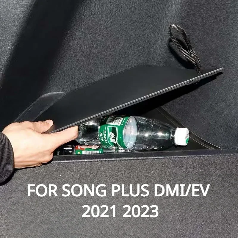 For-BYD-Song-Plus-DMi-Rear-Trunk-Side-Storage-Box-Waterproof-Partition ...