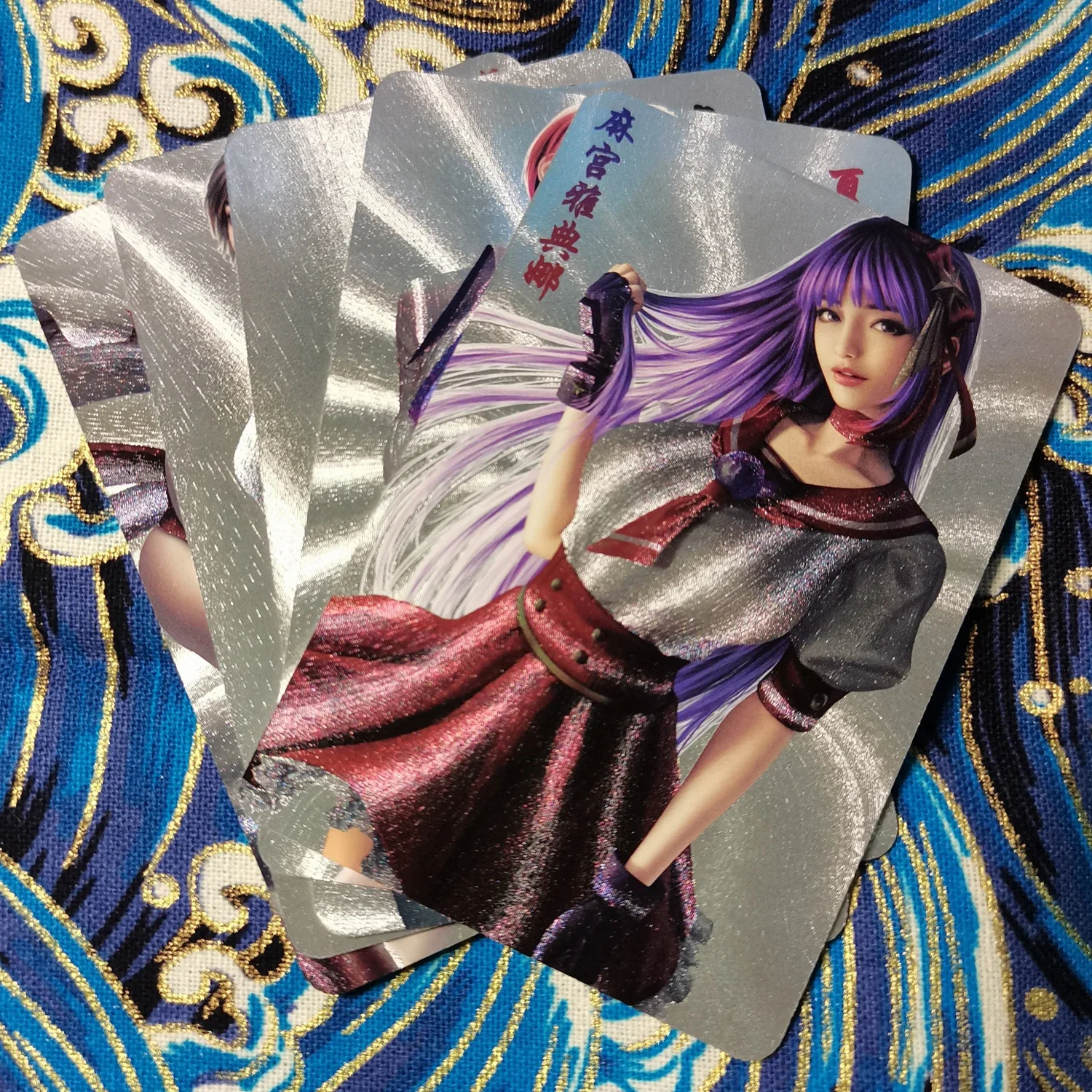 Generic 5pcs set The King Of Fighters Nude Flash Cards Acg Shermie ...