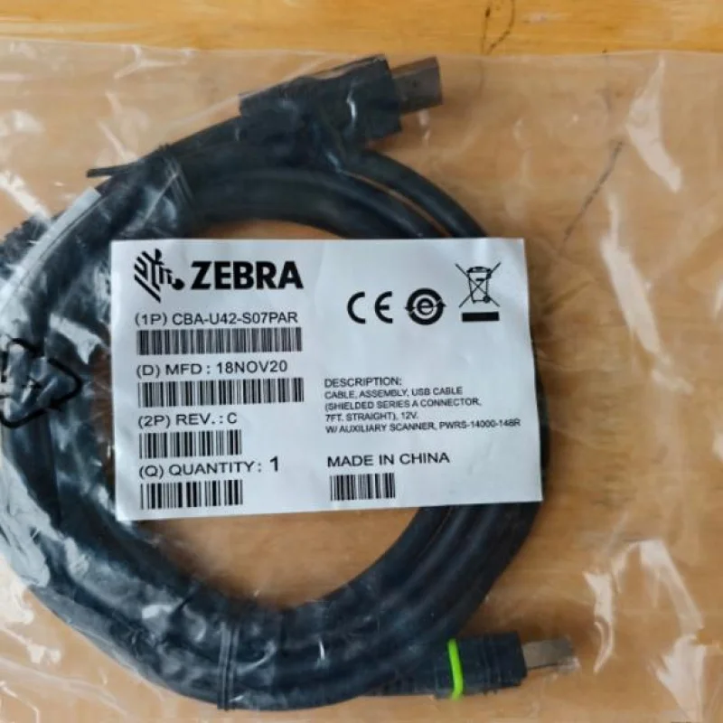 Original Zebra CBA-U42-S07PAR LI3678 DS3678 scanner USB port data cable ...