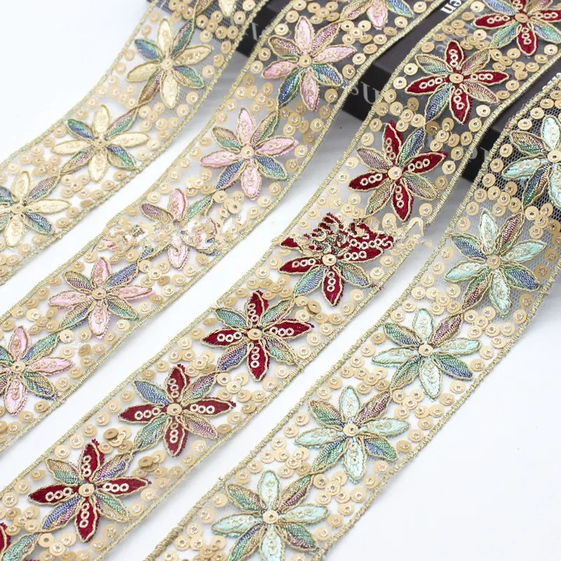 Embroidery-Lace-Ribbon-Clothing-Accessories-Dress-Decorative-Materials ...