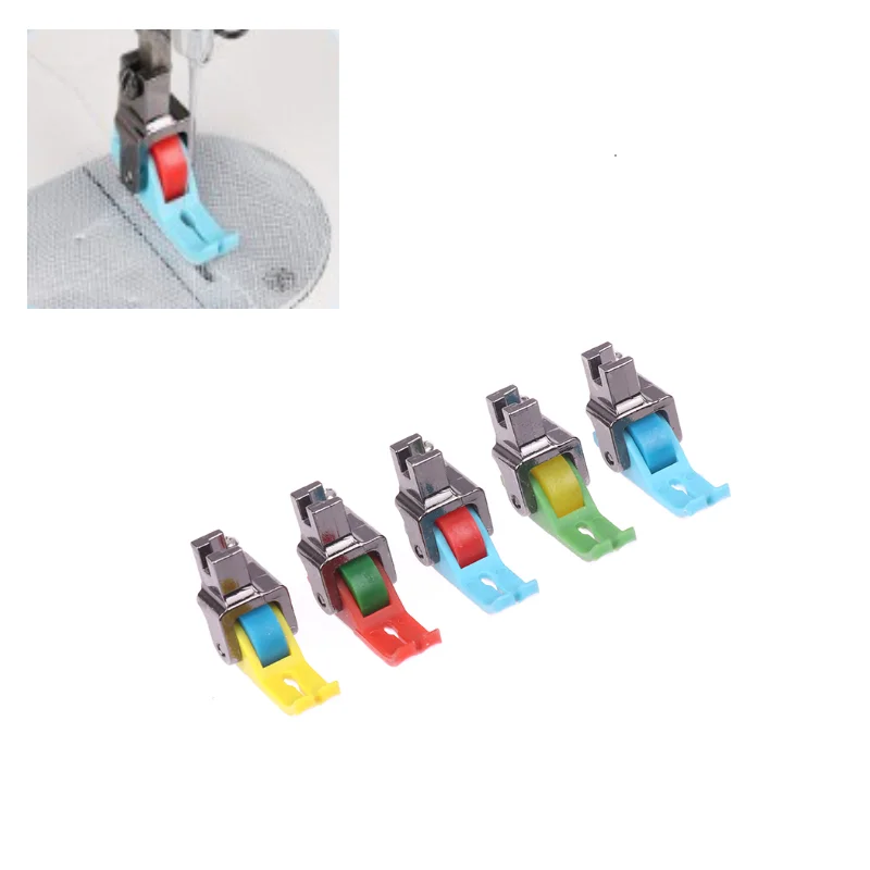 Universal-Industrial-Sewing-Machine-Leather-Roller-Wheel-Presser-Foot ...