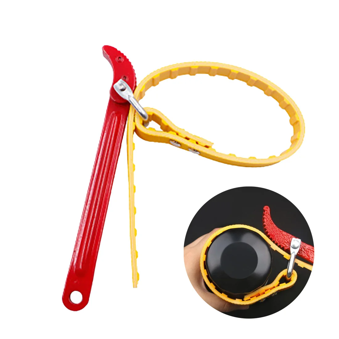 8/12 Inches Adjustable Oil Filter Strap Opener Oil Filter Puller Strap ...