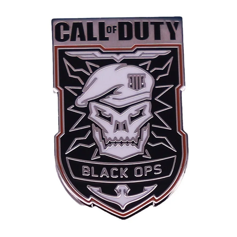 Call-of-Duty-Enamel-Pins-Black-Ops-Metal-Brooch-Shooting-Games ...
