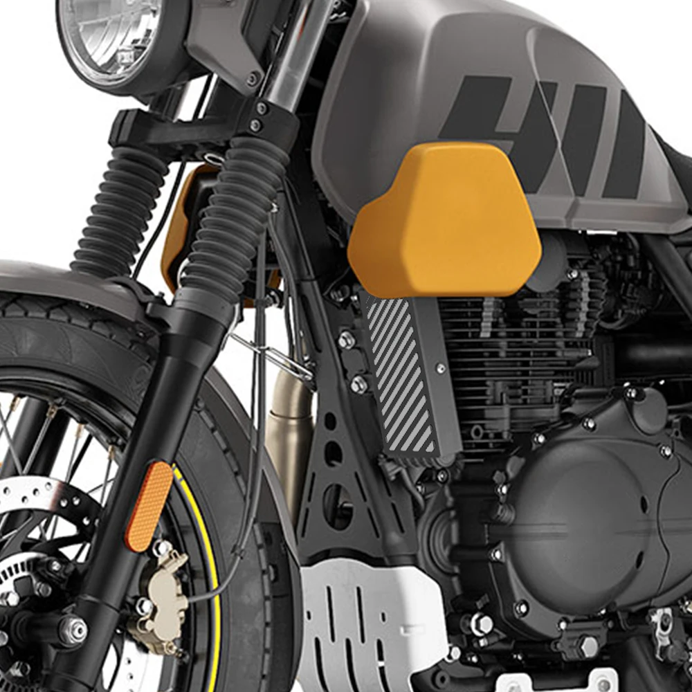 Motocicleta-Water-Tank-Protection-Cover-Radiator-Guard-Cover-para-Royal ...
