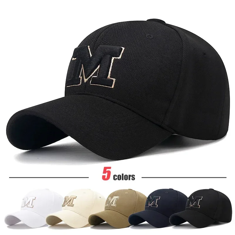 Fashion-Men-Women-M-Letter-Three-Dimensional-Embroidery-Baseball-Cap ...