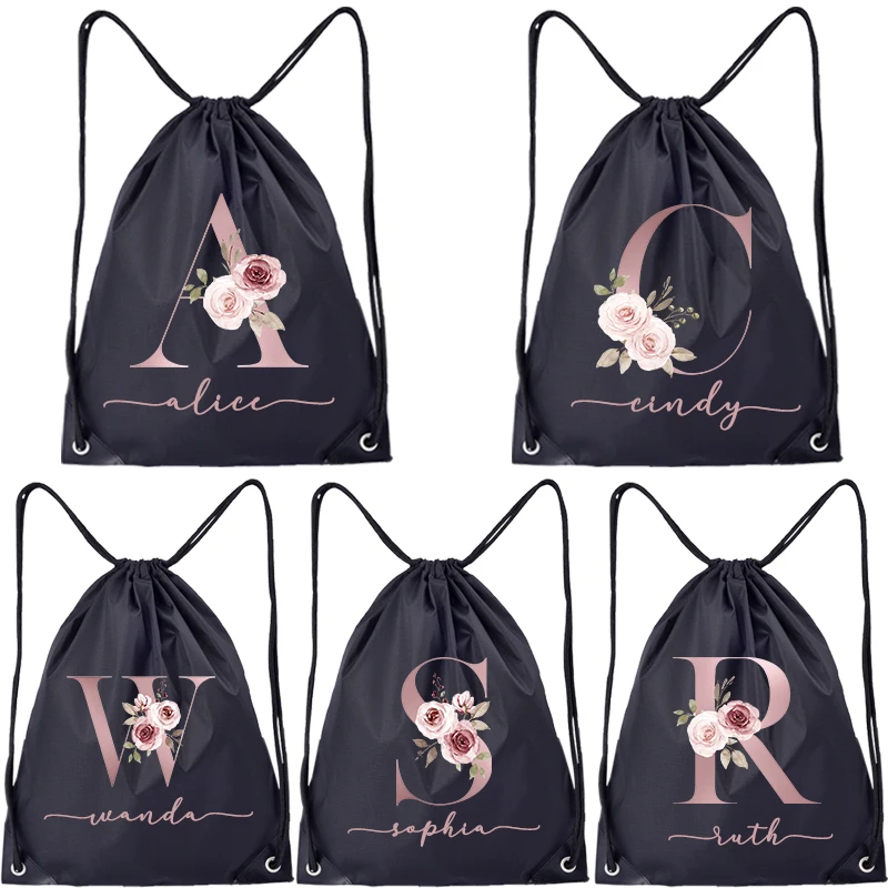 Custom-Name-Drawstring-Bag-Portable-Lightweight-Backpack-Drawstring-Bag ...