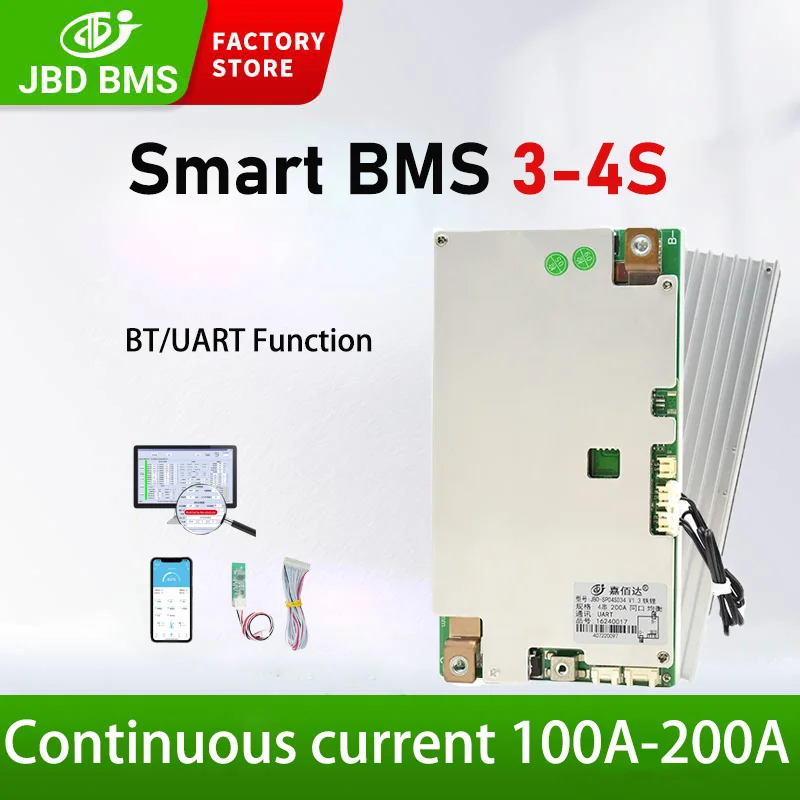 JBD-Smart-BMS-12V-4S-Lifepo4-NMC-Battery-100A-150A-200A-BT-APP ...