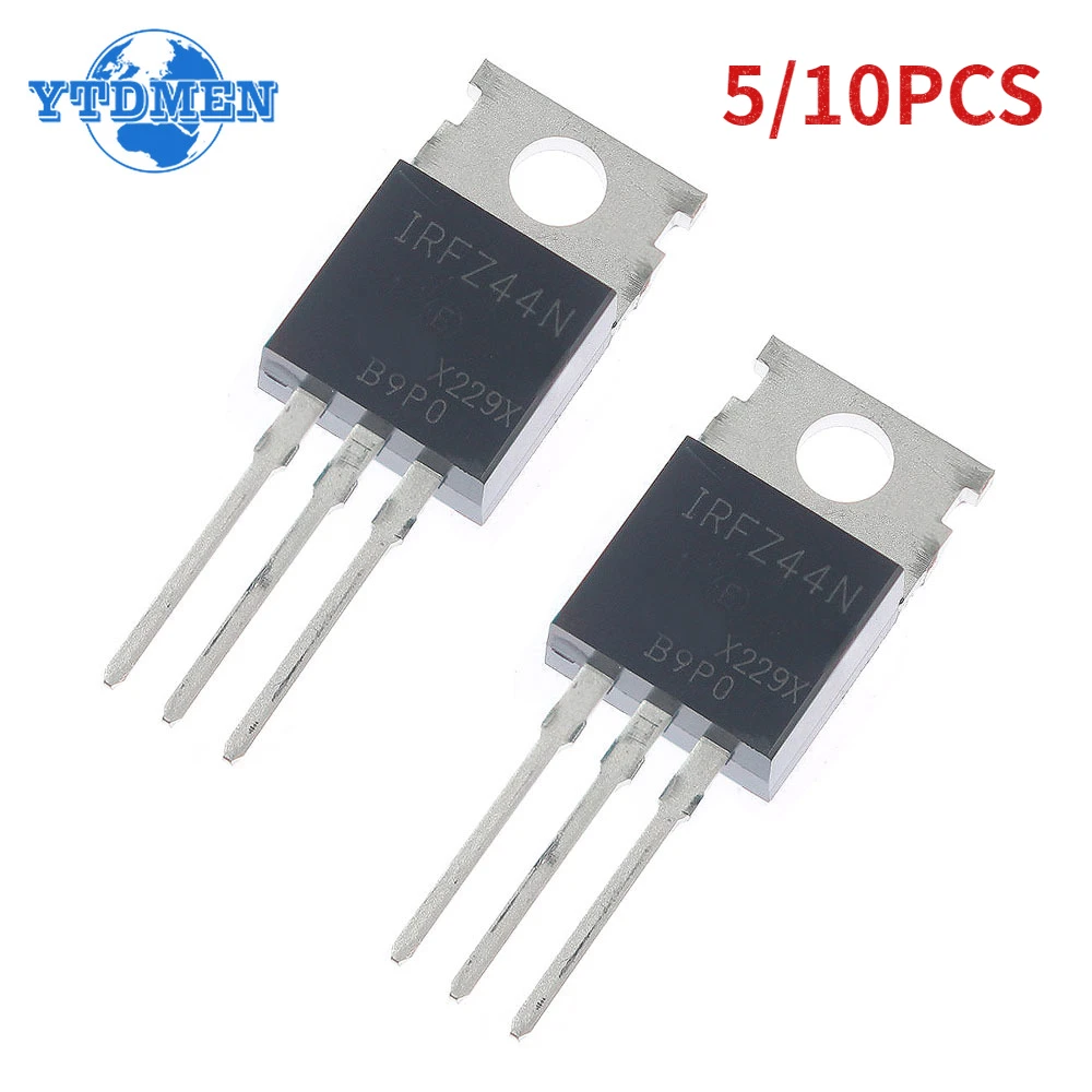 5-10PCS-Mosfet-Transistor-IRFZ44N-TO-220-High-Power-Transistors ...