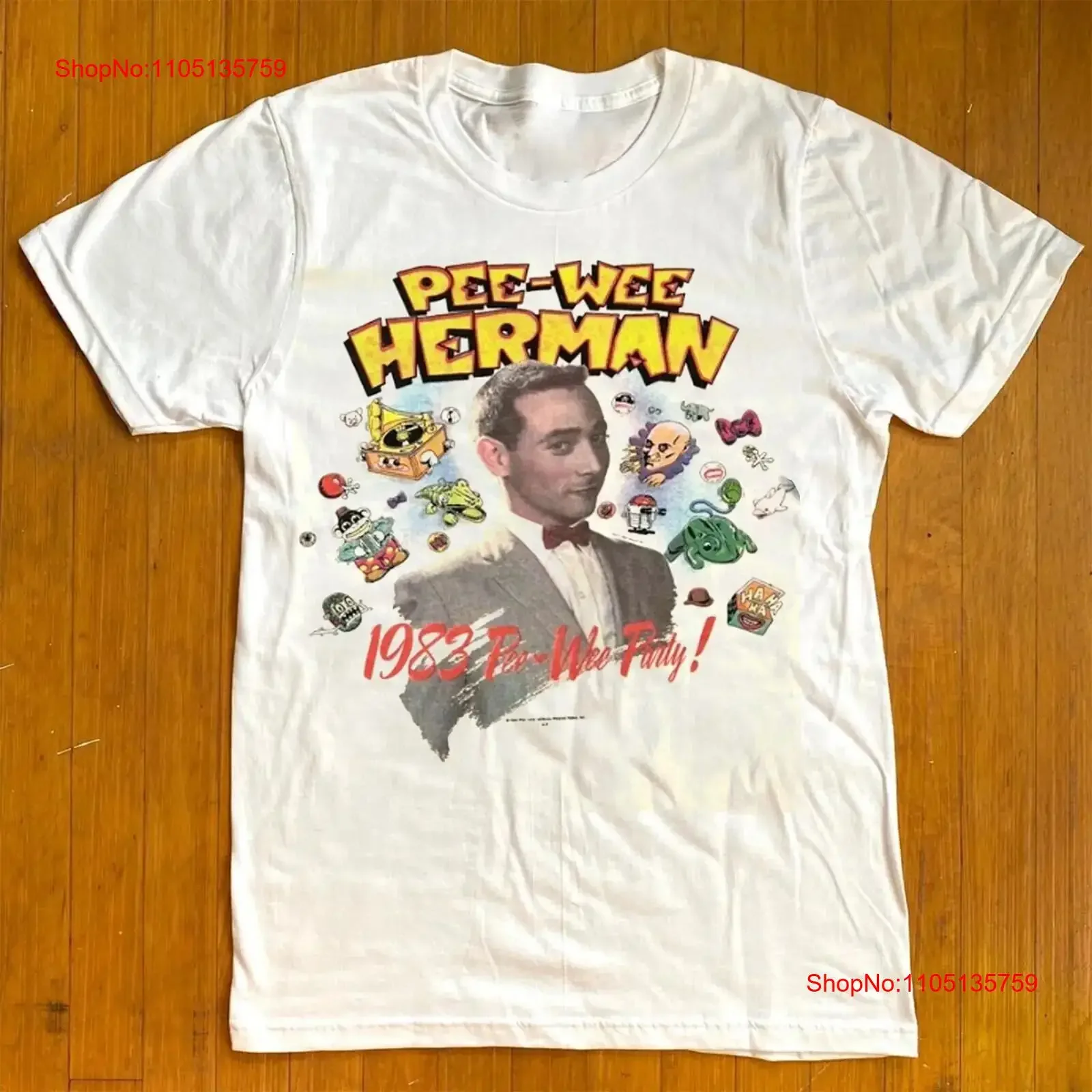 Pee Wee Herman Reprint T Shirt Vintage Style For Fans S 4XL vintage ...