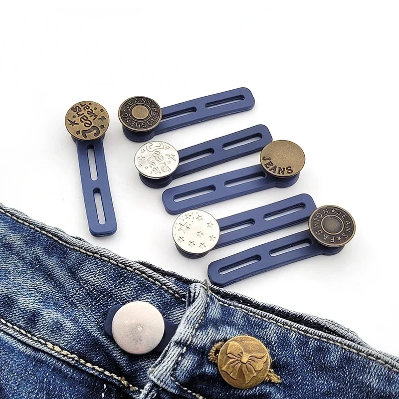 5PCS-Metal-Button-Extender-for-Pants-Jeans-Waistband-Expander-Sewing ...