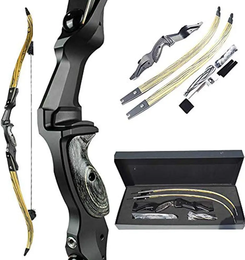 60-Inch-ILF-Recurve-Bow-Takedown-with-Gordon-Limbs-Archery-Longbow ...