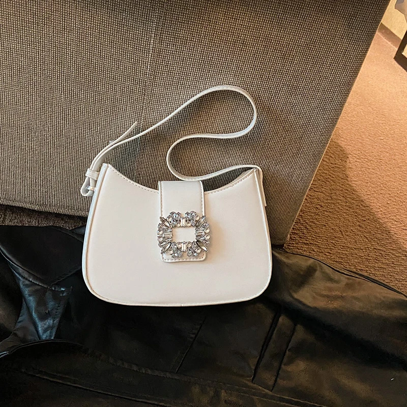 Diamonds-Hasp-PU-Half-Moon-Shoulder-and-Crossbody-Bags-para-mulheres ...