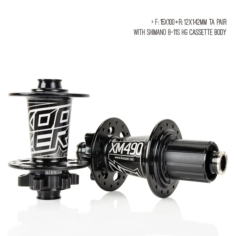 Koozer-Classic-XM490-4-Sealed-Bearing-MTB-Bicycle-Hub-QR-TA-141-Boost ...