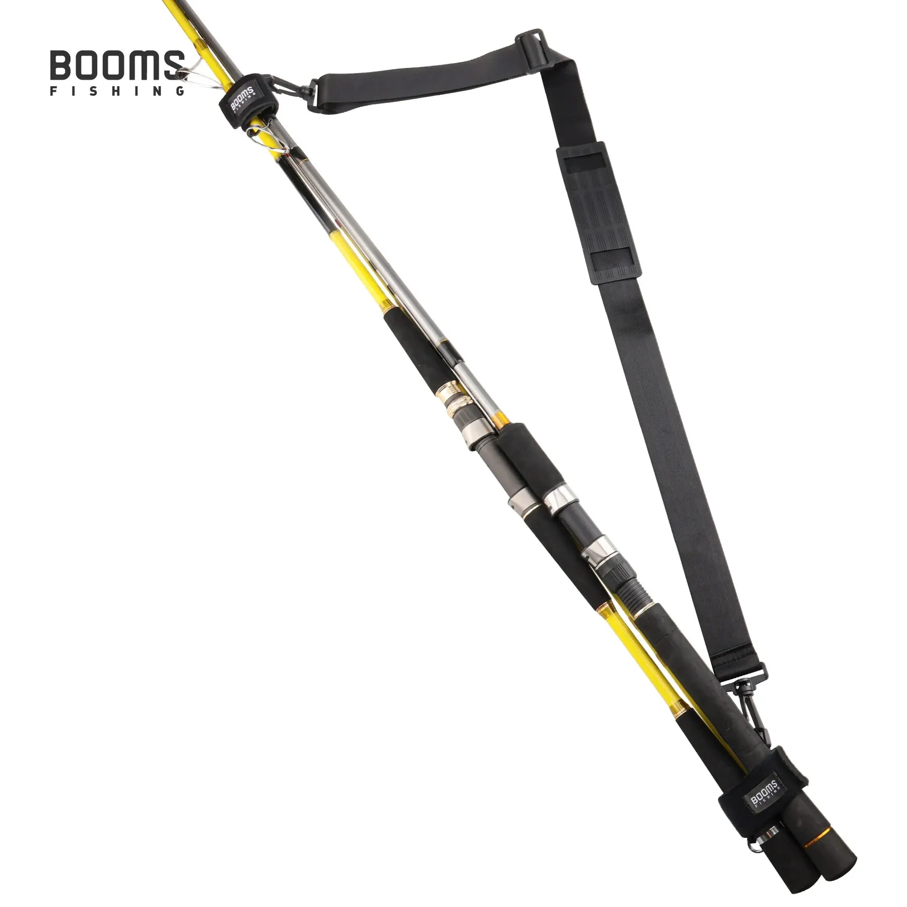 Booms-Fishing-RS4-Rod-Carry-Strap-Sling-Shoulder-Belt-Black-Fishing ...