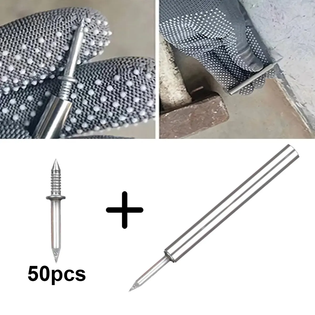 50Pcs-Double-Head-Seamless-Installation-Nail-with-Sleeve-Metal-Skirting ...