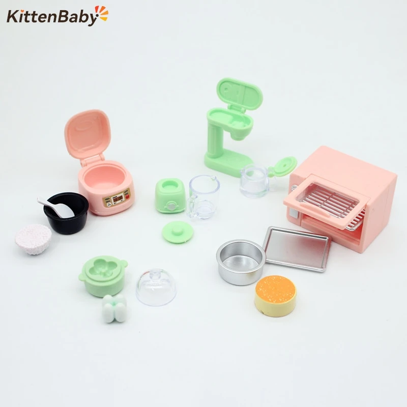 1-12-Dollhouse-Simulation-Kitchen-Utensils-Set-Dollhouse-Oven-Rice ...