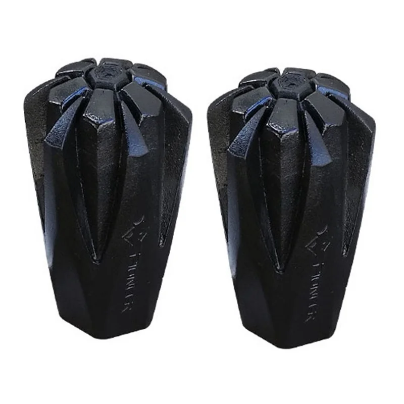 2pcs-Thicken-Hiking-Pole-Replacement-Anti-Slip-Rubber-Tips-Black ...