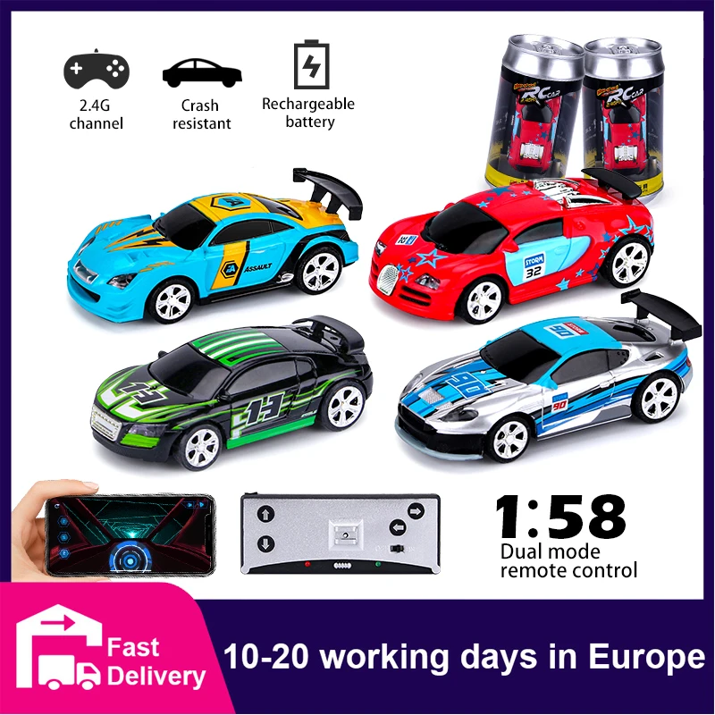 Mini Rc Car Can 4ch High Speed App Remote Control Car 2.4g Racing Drift ...