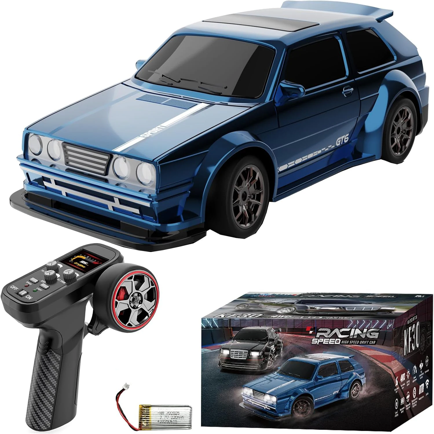 KF30 1:43 4WD RC Car With Gyroscope & Dual Motor System 2.4G Full ...
