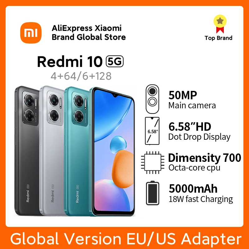 Redmi-10-5G-Global-Version-Smartphone-6GB-128GB-Dimensity-700-6-58-FHD ...