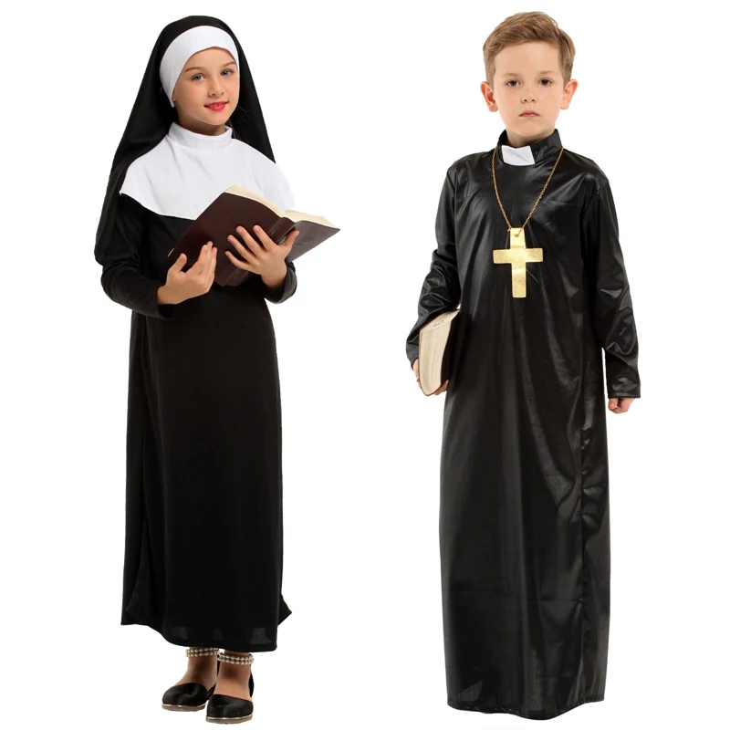Catholic Priest Costume Little Boy