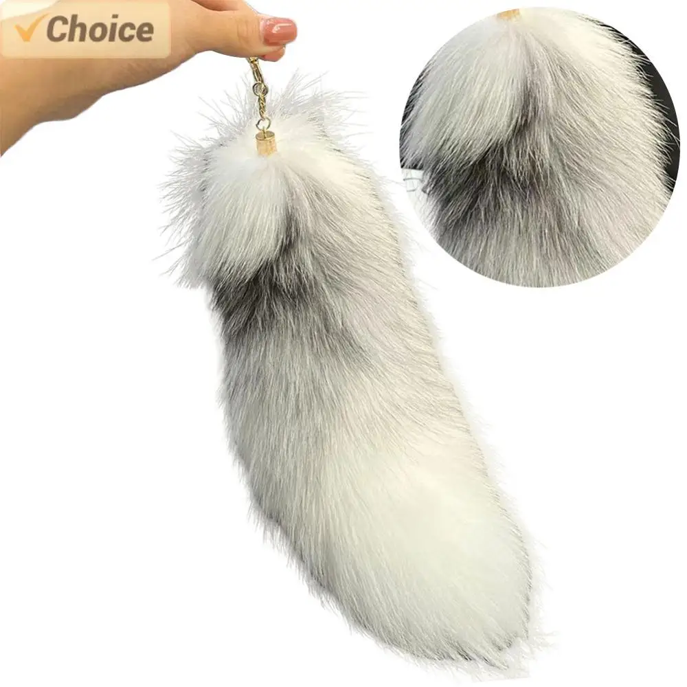 Huge-Fluffy-Faux-Fur-Fox-Tail-Keychain-Cute-Animal-Tail-Keychain-Bags ...