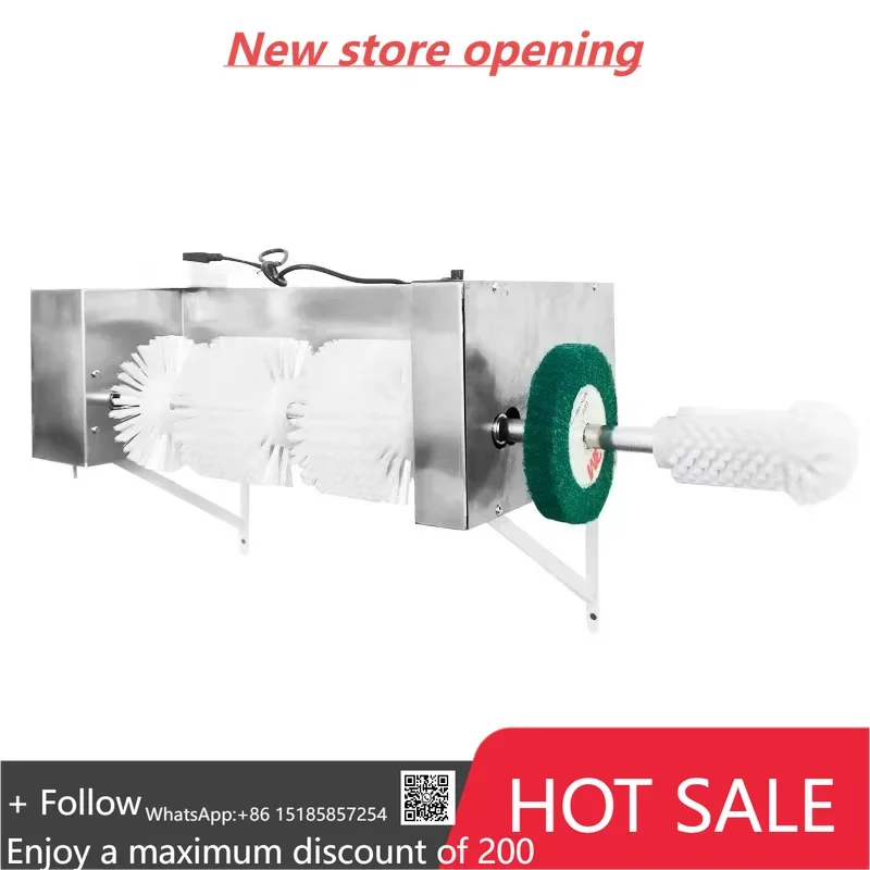Industrial Electric Cleaning Device Nylon Roller Brush Shoe Cleaning ...