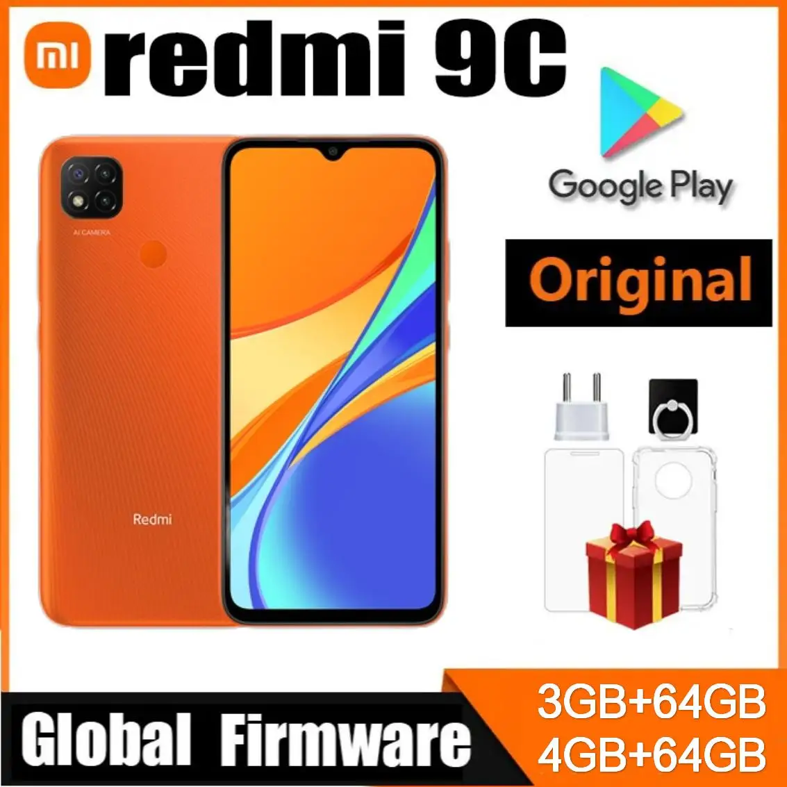Xiaomi-Smartphone-Redmi-9C-ROM-Global-3GB-4GB-RAM-ROM-64GB-MediaTek ...